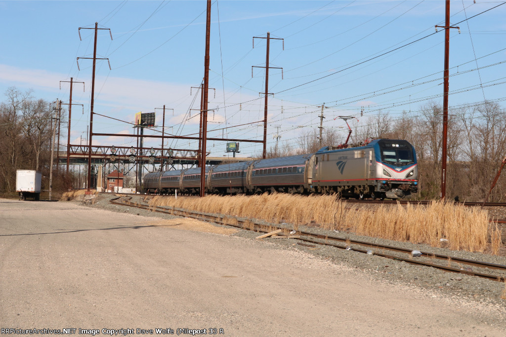 AMTK 667 pulling train #667
